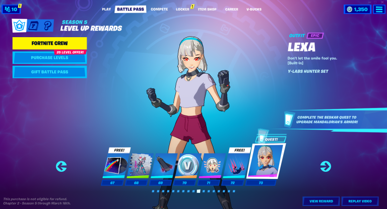 New Lexa Skin In Fortnite Fps Guides